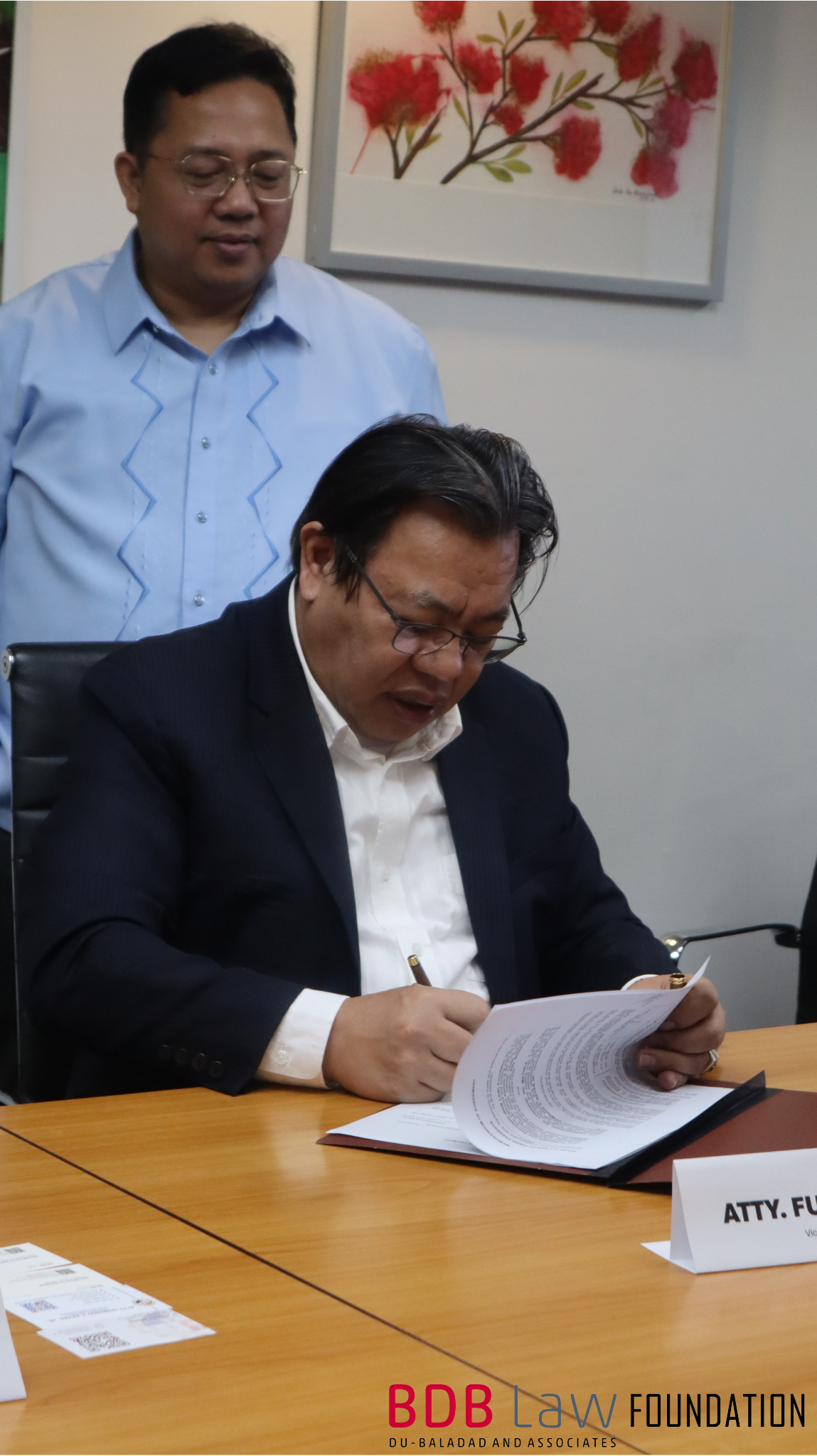 BDB Law Foundation and PLM MOA Signing